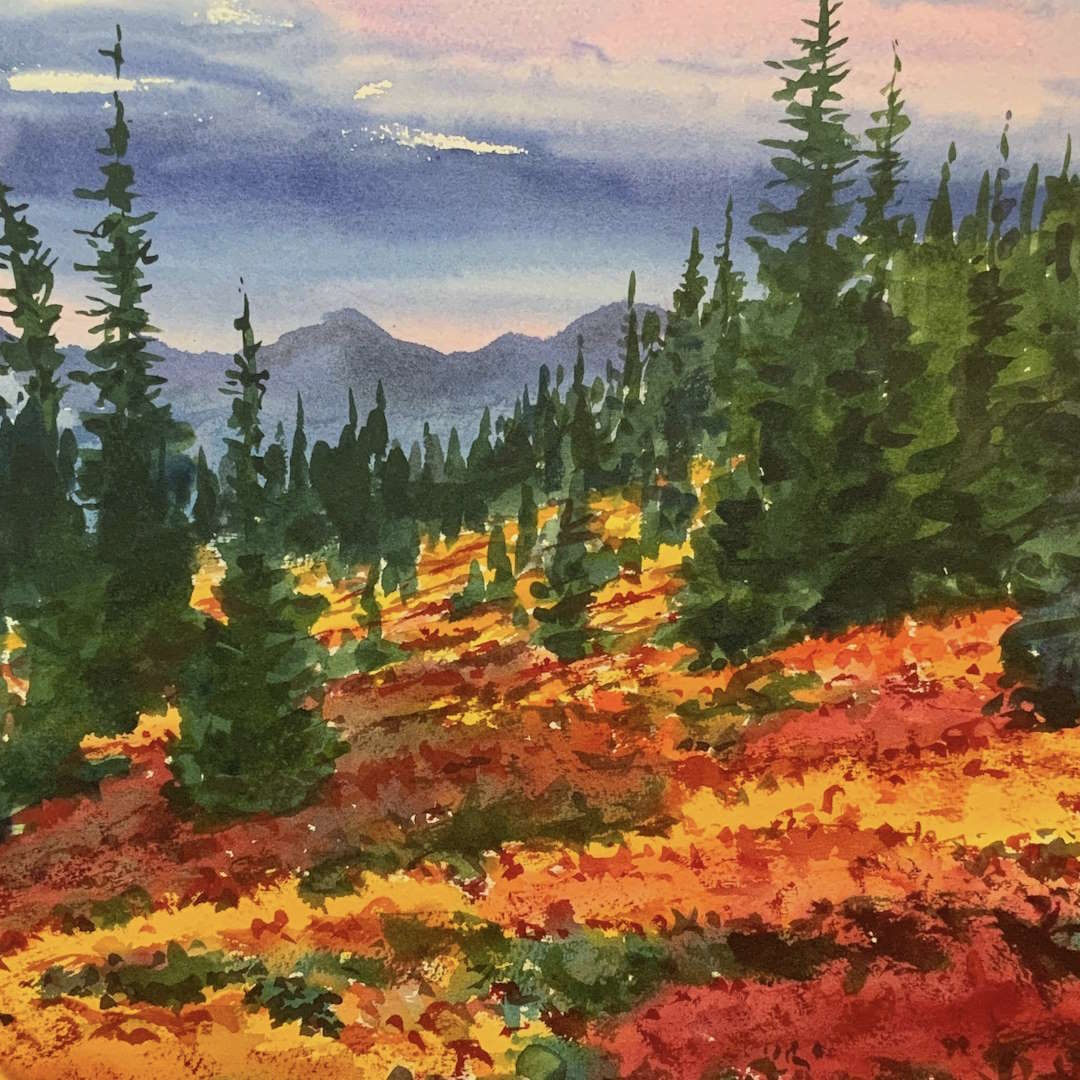 Painting the landscape in Watercolor #290 - Roberto Osti's Web Site